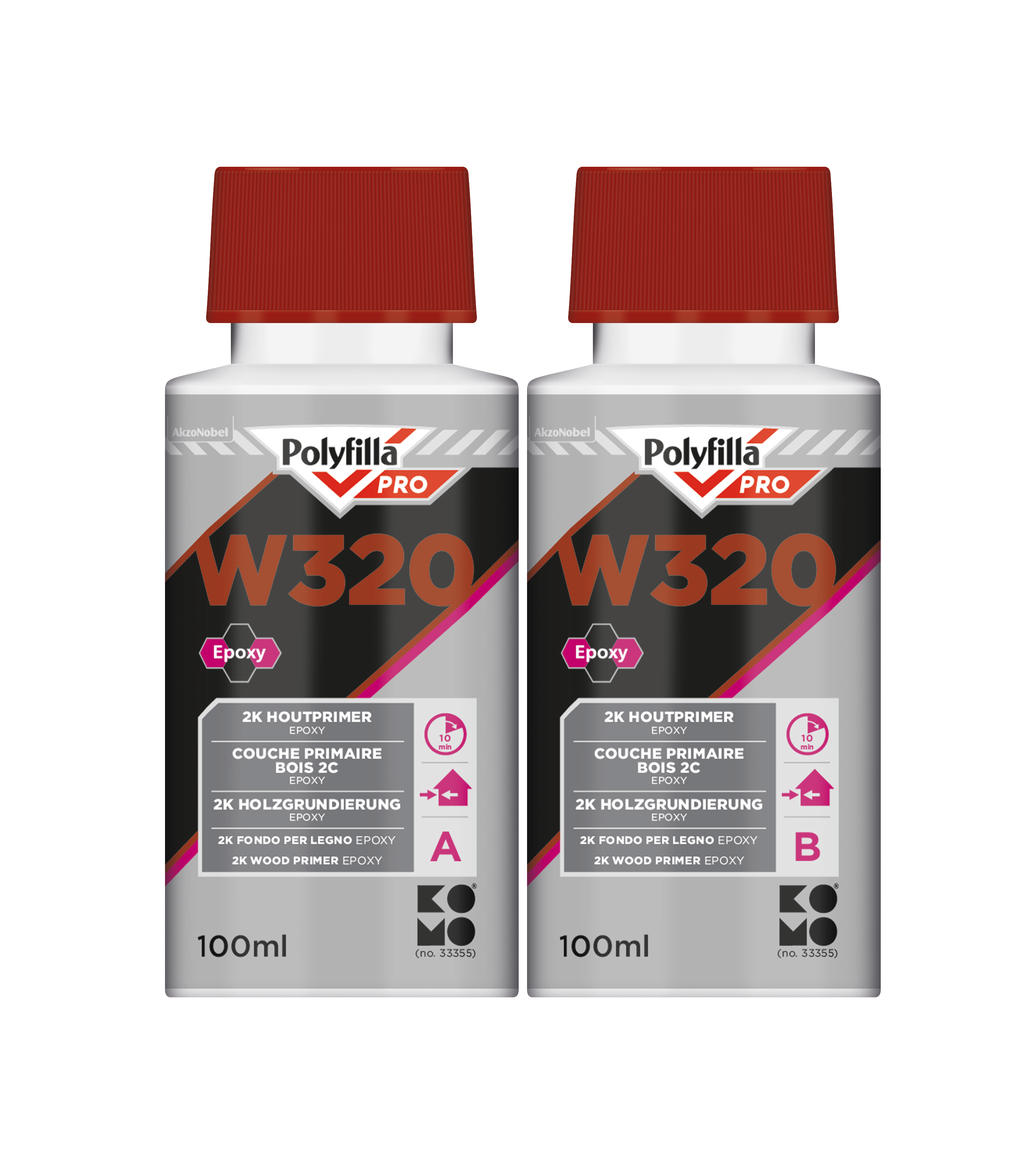 2K Universele Houtprimer Epoxy W320 - Polyfilla PRO NL